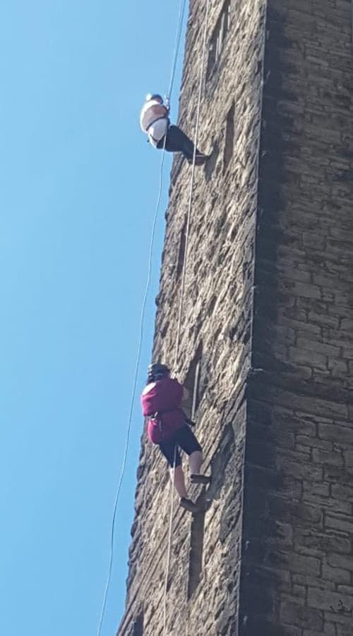 Peel Tower Abseil and Open Day, 7th July 2018 raises over £8,500 for ...