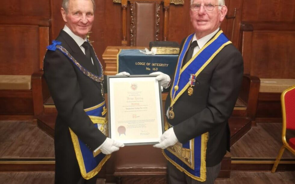 Manchester Masons Celebrate 60th Jubilee WBro Brian Herring | The ...