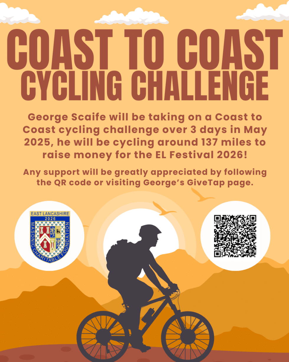 Coast to Coast Cycling Challenge! | The Provincial Grand Lodge of East ...
